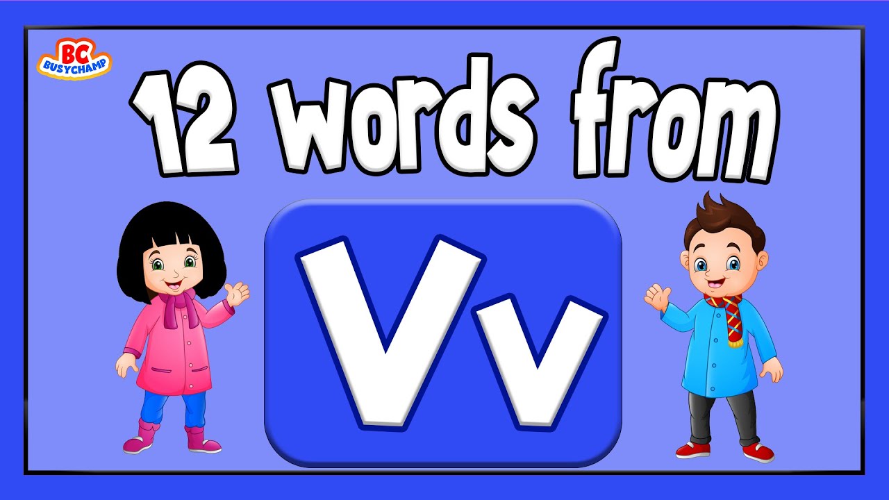 Words That Start With V Phonics For Toddlers 12 Words From V words-that-start-with-v-phonics-for-toddlers-12-words-from-v