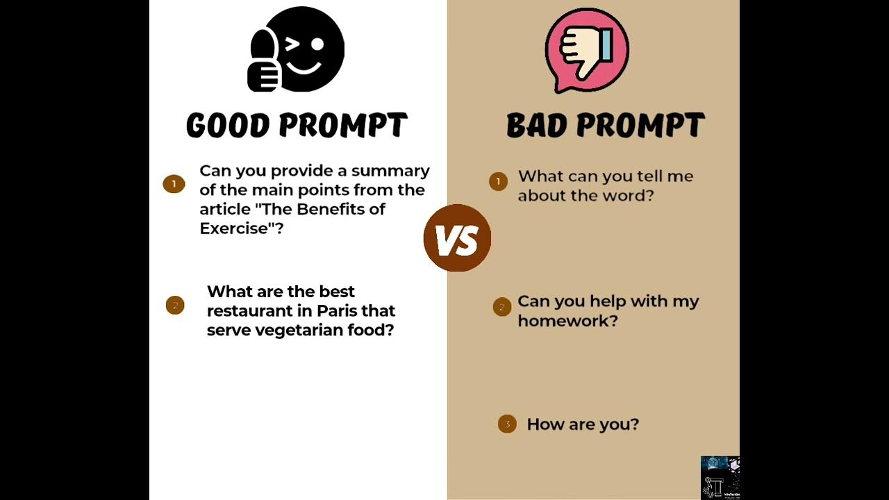 Good Prompt vs Bad Prompt - YouTube