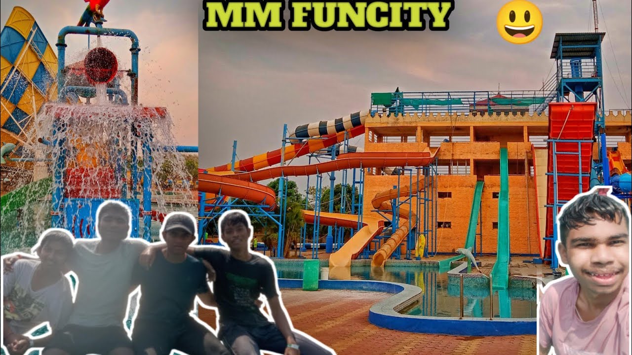 Finally MM City Water Park Aa Gaya 😊 💧⛲👍😍 #waterpark #funcity #mm fun ...