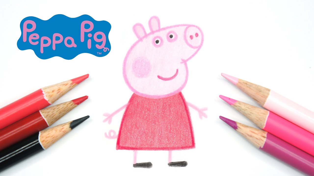 How to draw Peppa Pig - YouTube
