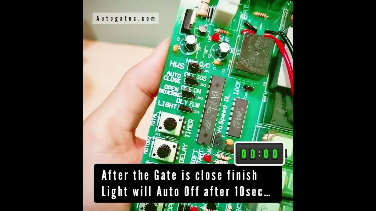 Diy setting Autogate - YouTube