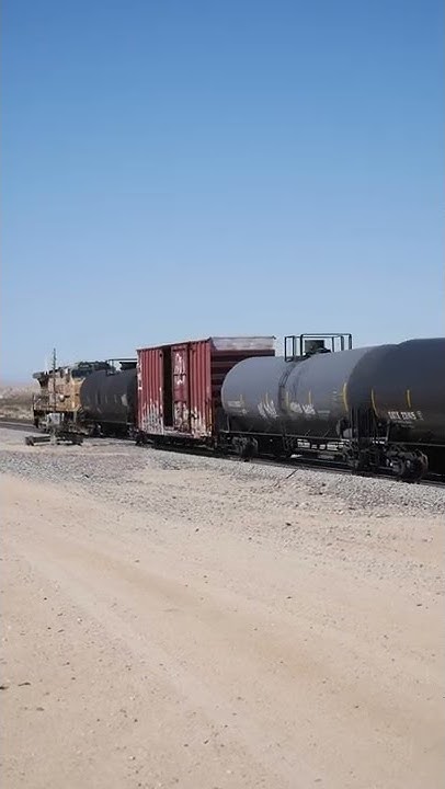UP 6454 REAR DPU MIXED FREIGHT TRAIN CAJON SUB - YouTube
