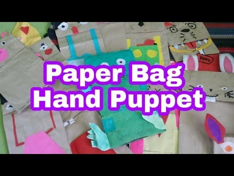 PAPER BAG HAND PUPPET - YouTube