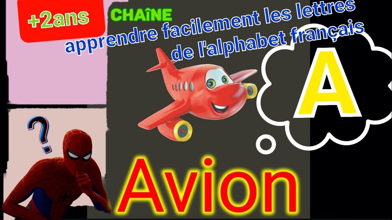 ABCD en français,Apprenez les lettres de l'alphabet français,facilement ...