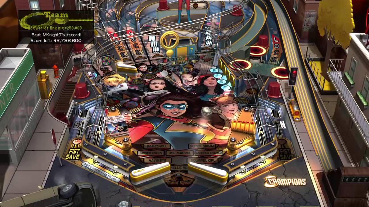 Zen Pinball 2 Women of Power Champions table - YouTube