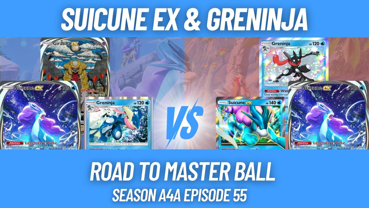 Suicune ex & Greninja – Road to Master Ball Season A4a Episode 55 ...