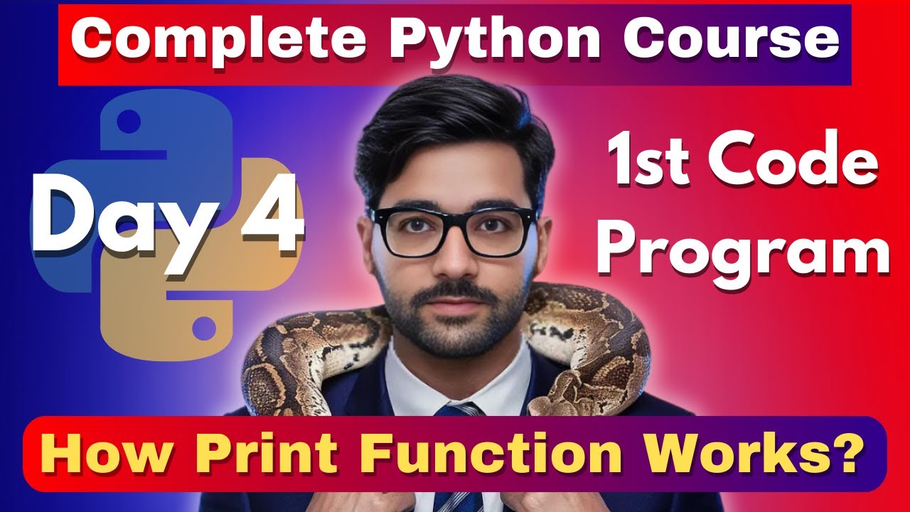 Creating First Project On Python Using Print Function Python Complete 8435
