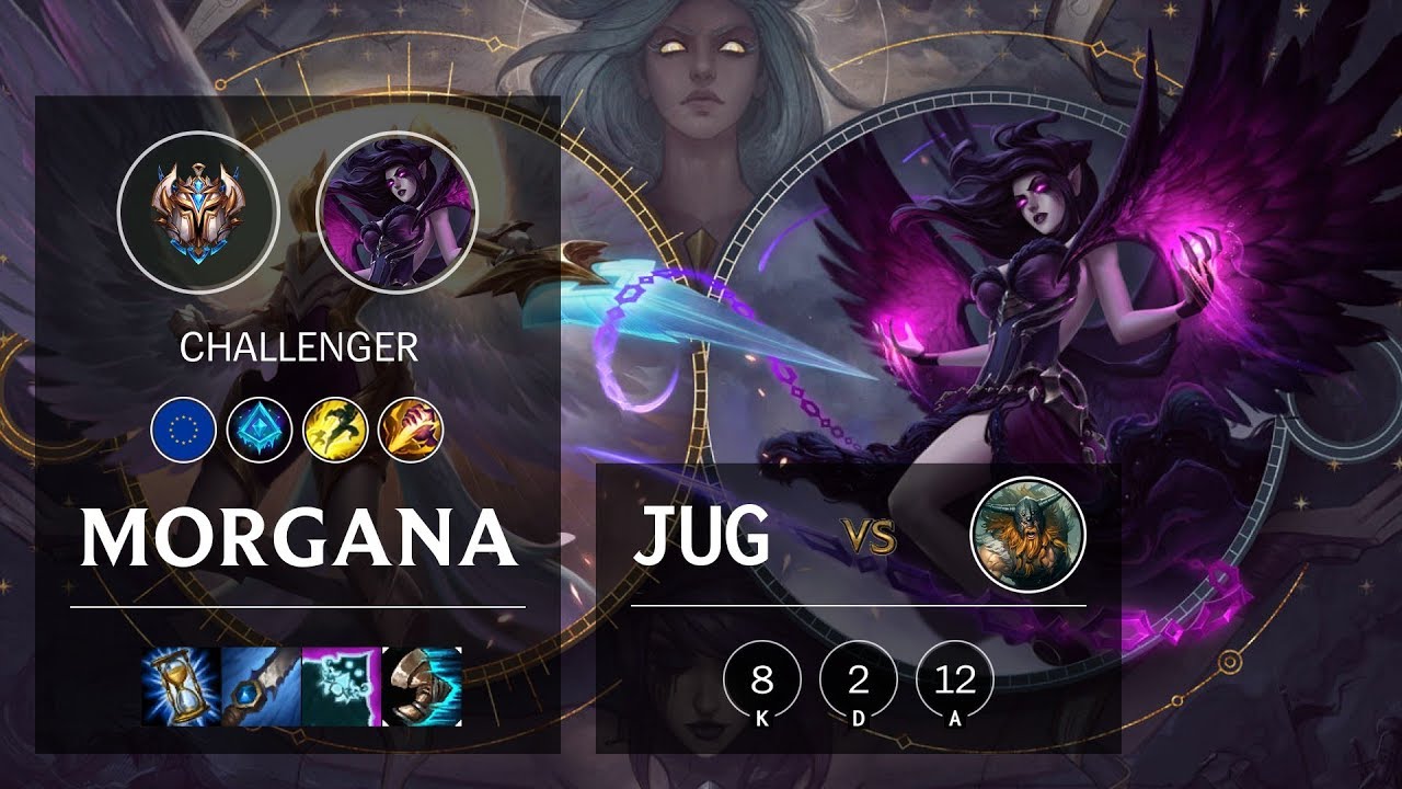 Morgana Jungle Vs Olaf Euw Challenger Patch 107 Youtube
