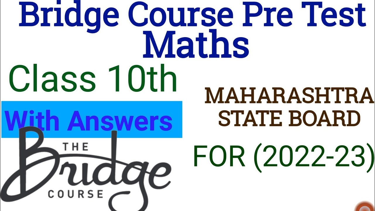 Bridge Course 2022 23 Pre test 10th Maths Class 10th Maths Bridge bridge-course-2022-23-pre-test-10th-maths-class-10th-maths-bridge
