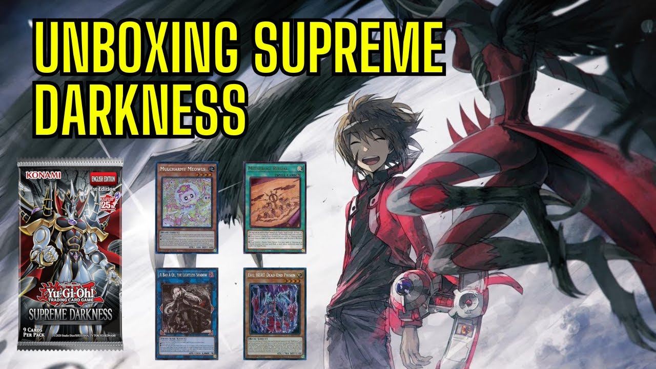 Saldrá Mulcharmy? Unboxing Supreme Darknes - YouTube