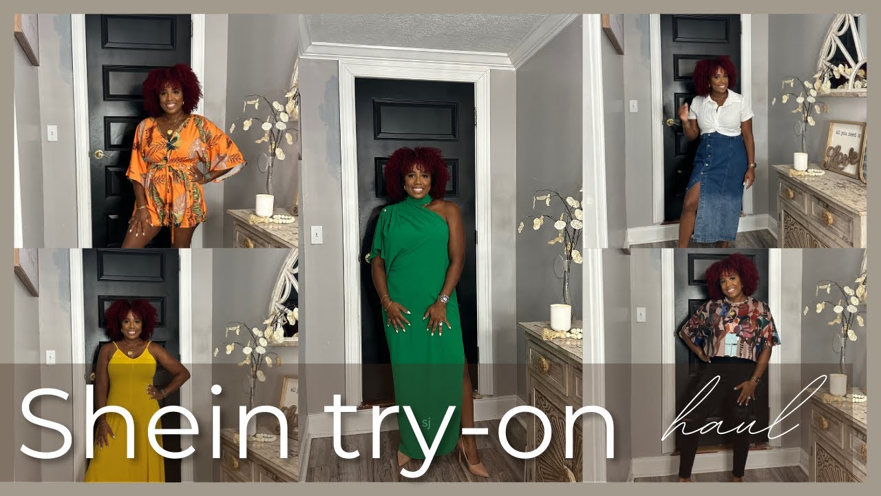 SHEIN try on haul | Shein haul ~ Shein clothing review some hits and a ...