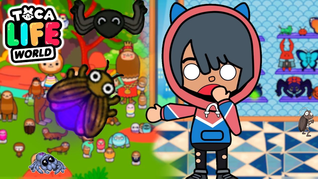 Secret Sloths in Toca Boca and All Bugs Toca Life World - YouTube