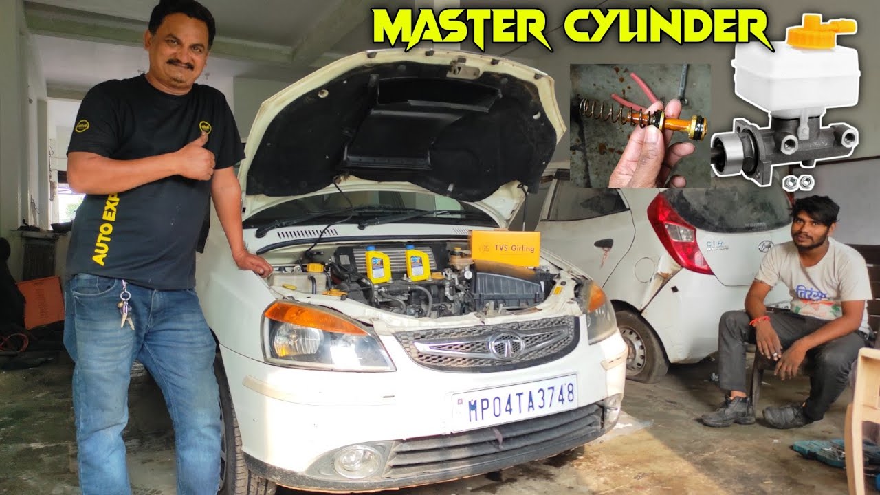 Tata Indigo Ecs break Master Cylinder Change || indigo cs master ...