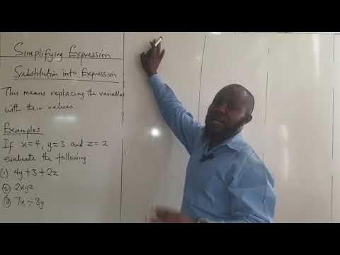 Simplifying Algebraic expressions - YouTube