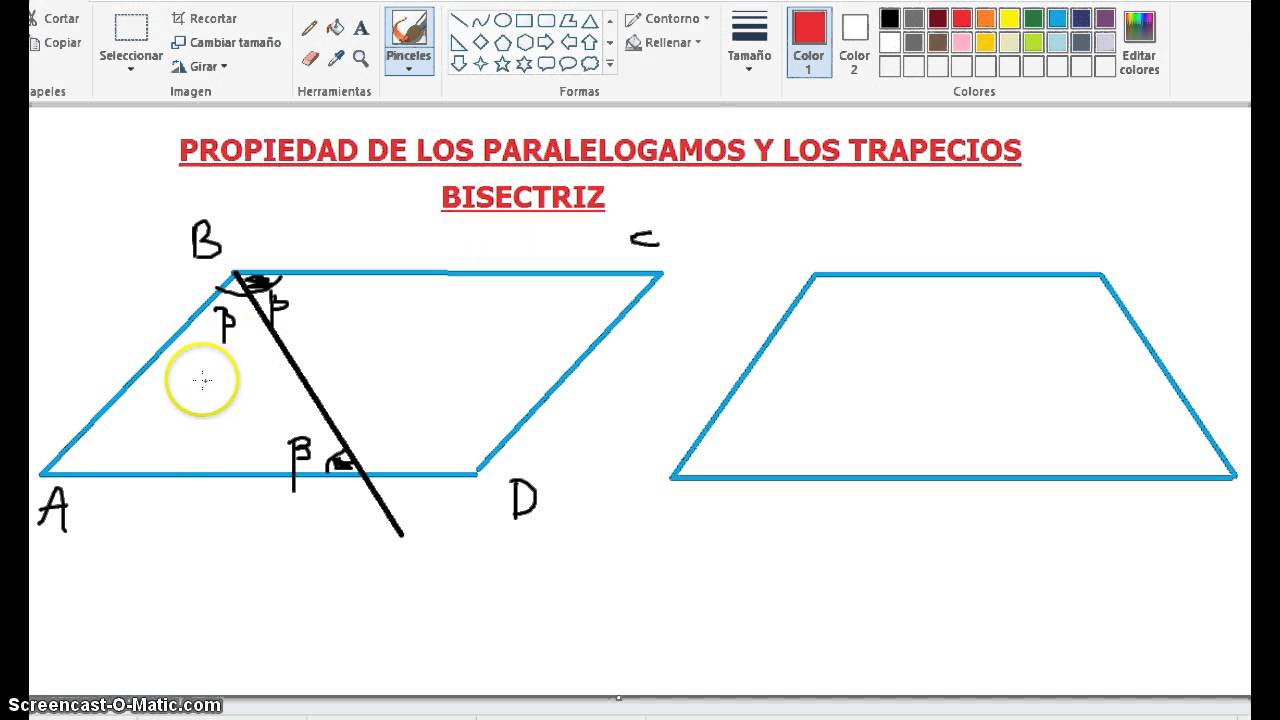 Contorno De Paralelogramo 605409 | Área De Paralelogramos | Yoan