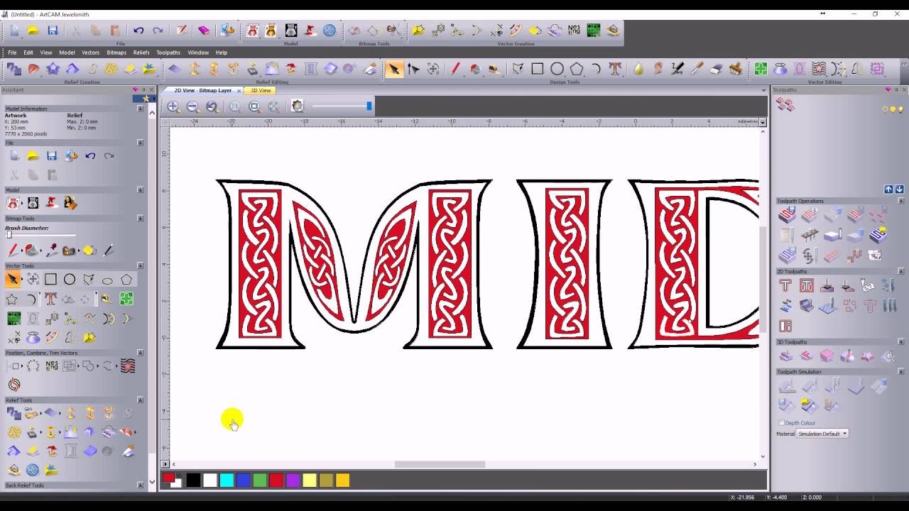 ARTCAM - ADD NEW FONT AND EXPORT - YouTube