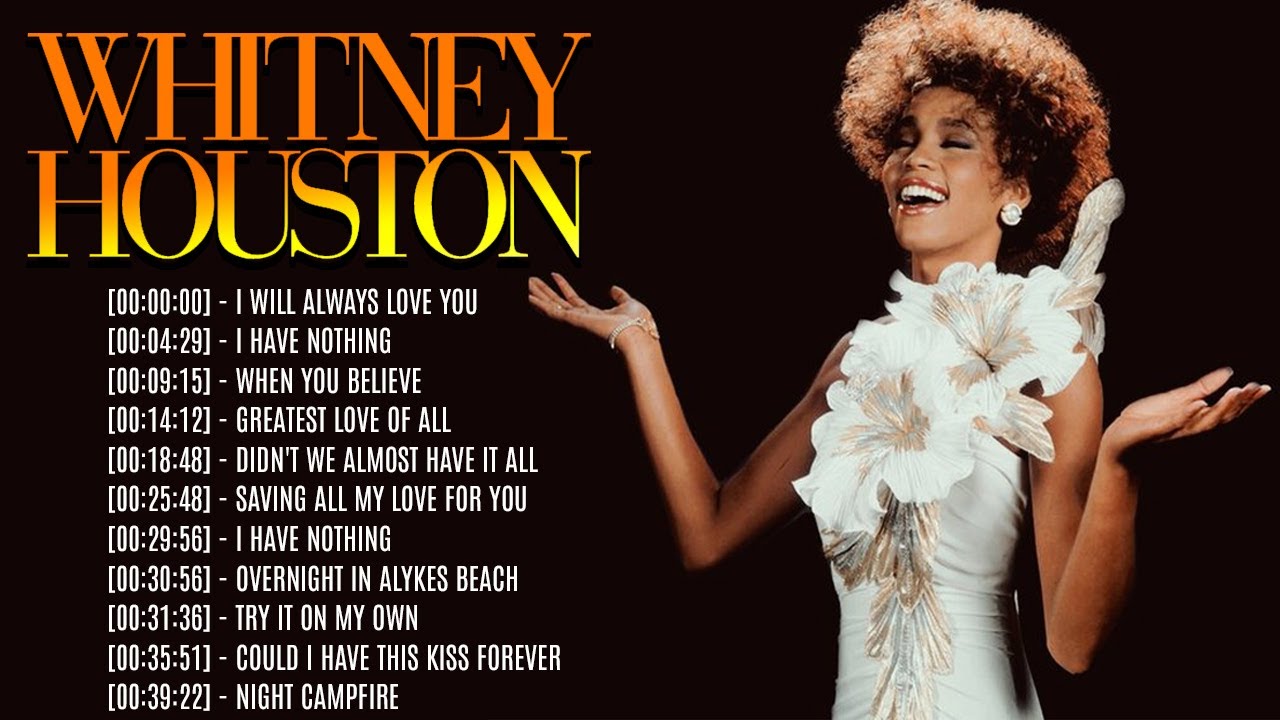 Whitney Houston Greatest Hits Full Album Whitney Houston Best Song Ever ...