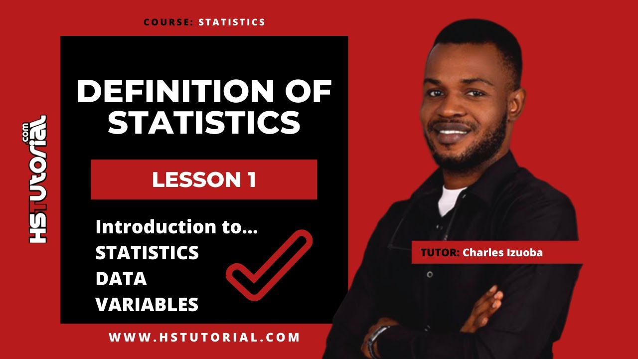 What is STATISTICS - Definition of STATISTICS - YouTube