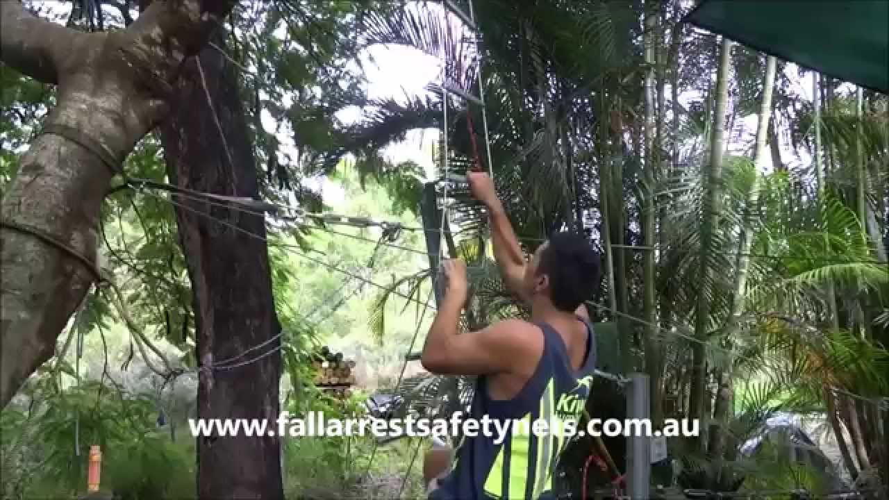 Climbing using Wire Rope Ladder - YouTube