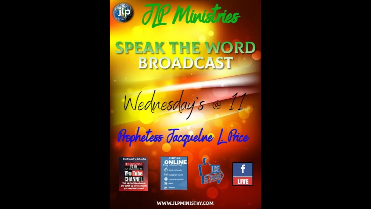 Speak The WORD Broadcast - YouTube