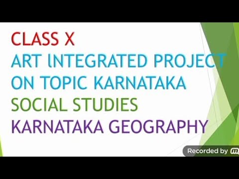 CBSE CLASS 10 S.St ART INTEGRATION PROJECT ON KARNATAKA FOR UTTARAKHAND ...
