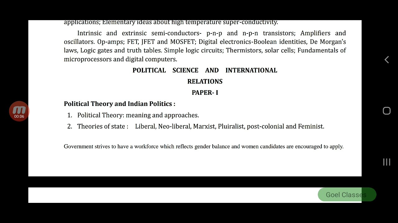 #1..Political Science ,UPSC Syllabus and question paper explanation ...