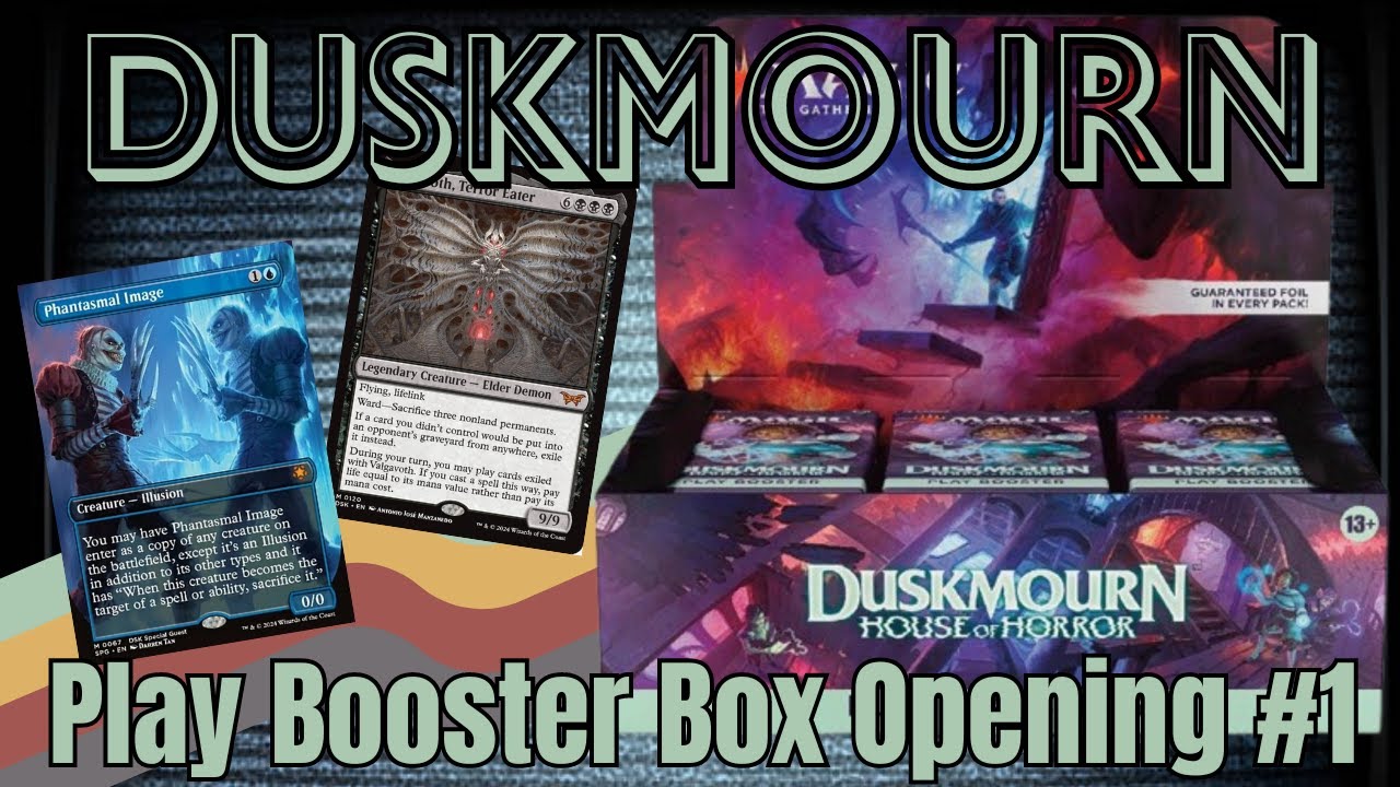 Duskmourn Play Booster Box #1 - YouTube