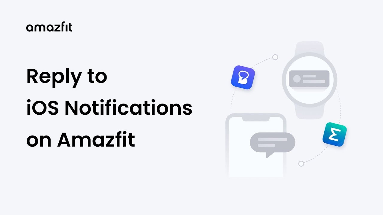 How to Reply to iOS Message Notifications on Amazfit Devices - YouTube