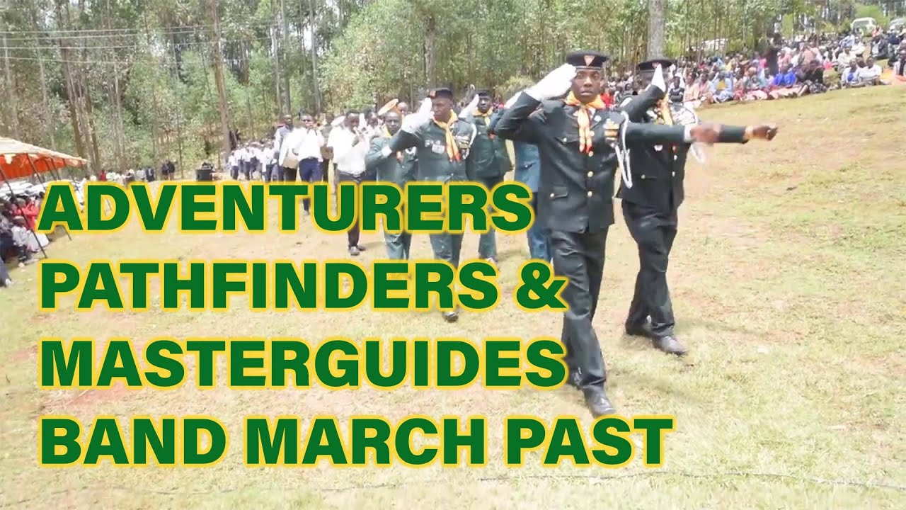 Incredible Maserguides and Pathfinders March Past during a funeral ...