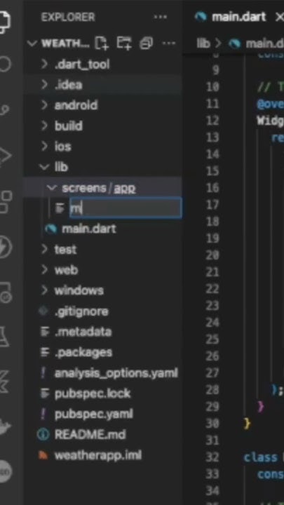 #flutter weather app tutorial Part 2 - YouTube