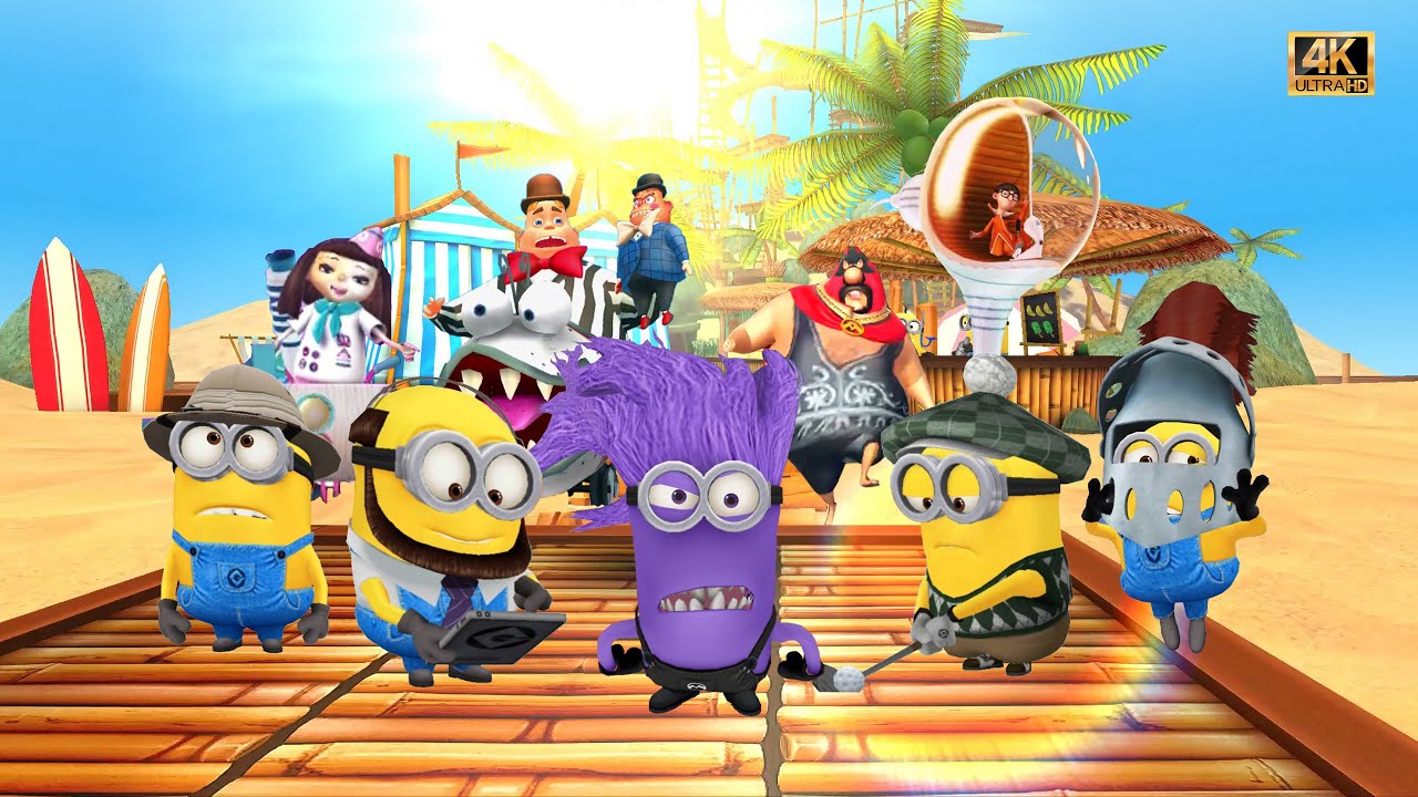 Minion rush All Bosses Evil minion gameplay | EP 27 | UHD 4K Fullscreen ...