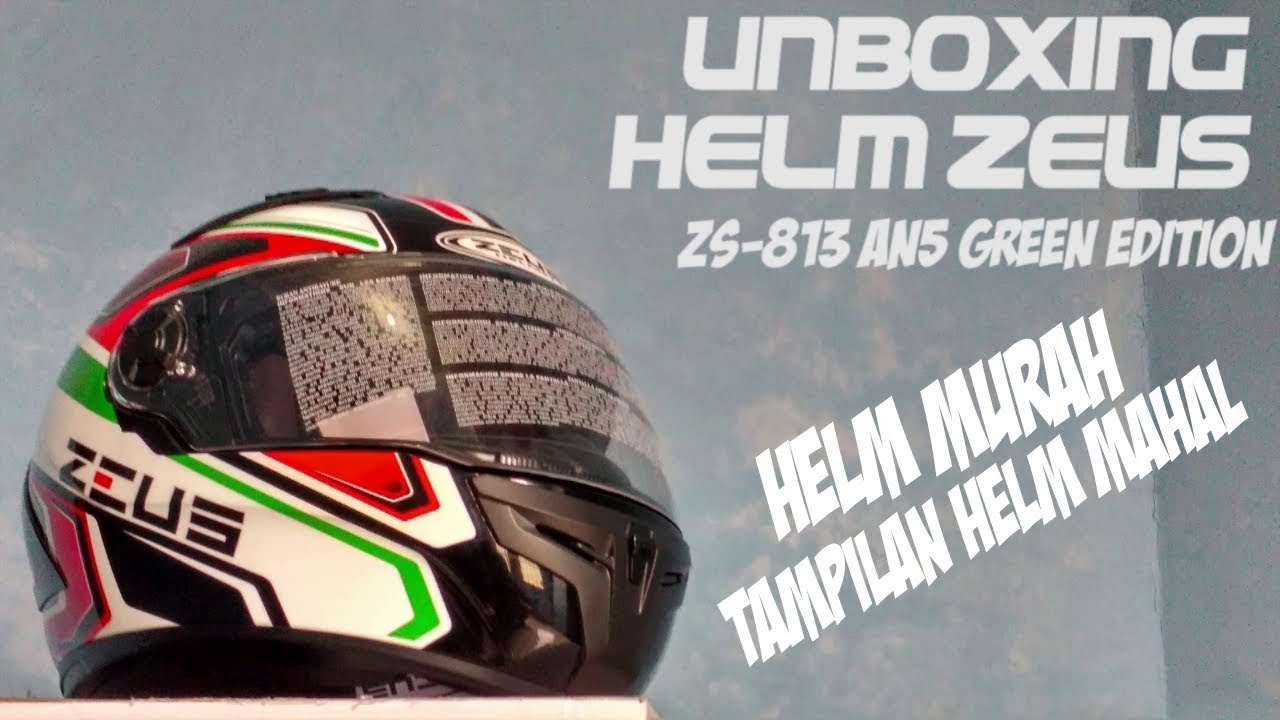 Unboxing Helm Murah Tampilan Helm Mahal - Zeus ZS813 AN5 - YouTube