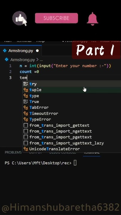 Armstrong Number Checker Program||Part 1||#python#shorts #coding #viralshorts ...