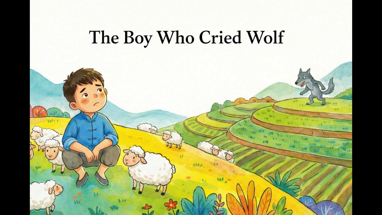 Reading Report｜The Boy Who Cried Wolf｜Bilingual Story｜StoryTime Kids ...