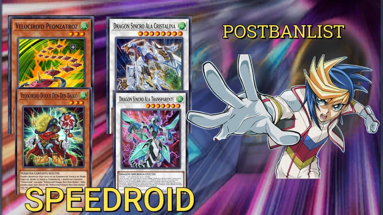 [DUEL LINKS] 4.SPEEDROID DECK POSTBAN. BUFF A LA SKILL. Y FACILITA Y ...