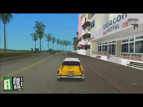 Vice City: Rectangular HUD v2.1b Test - YouTube