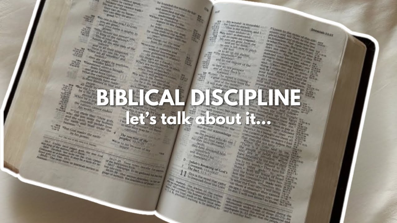 let’s talk biblical discipline - YouTube