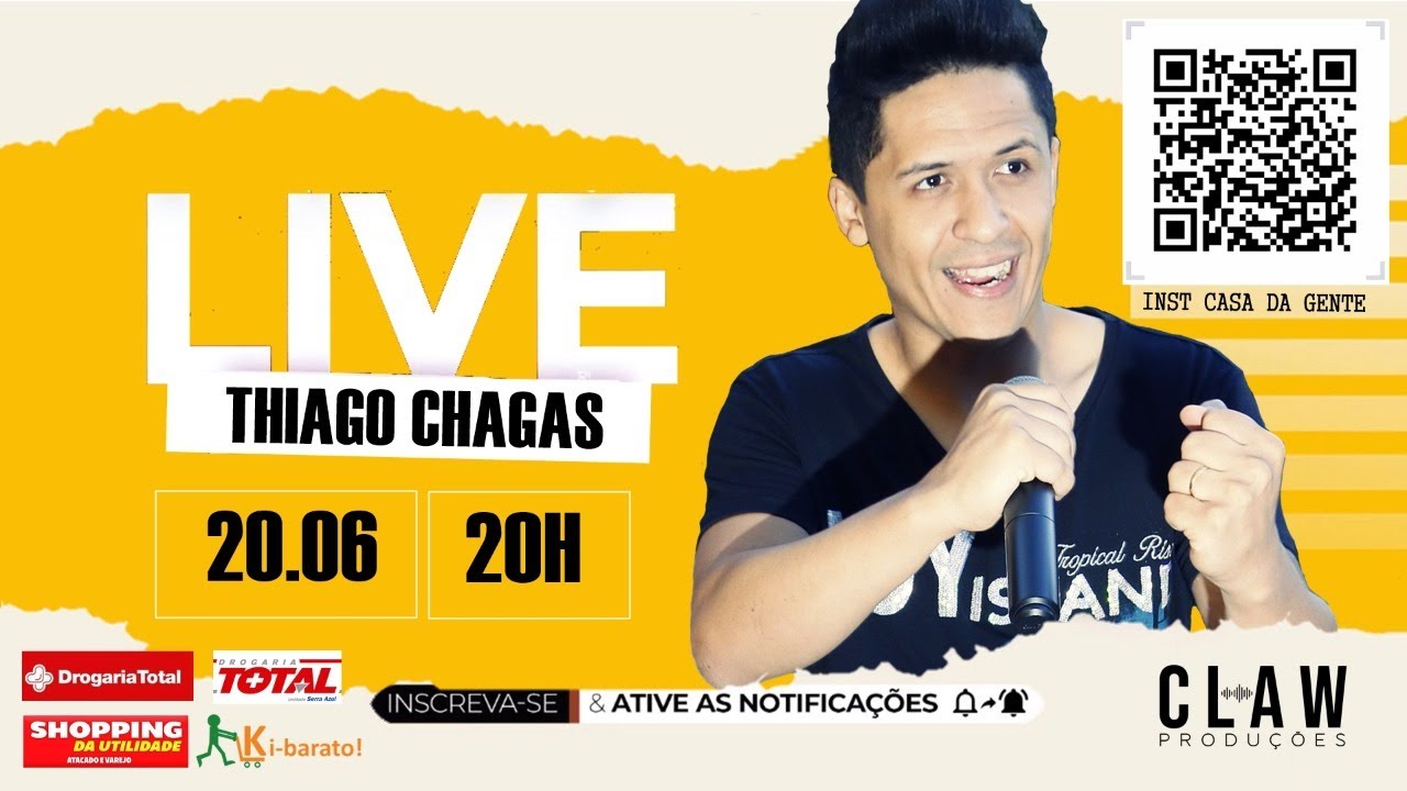 Live Sertanejo 90 - Thiago Chagas - YouTube