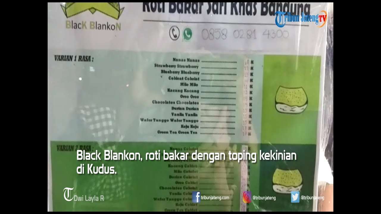 Black Blankon, Roti Bakar Kekinian Dengan Harga Bersahabat - YouTube