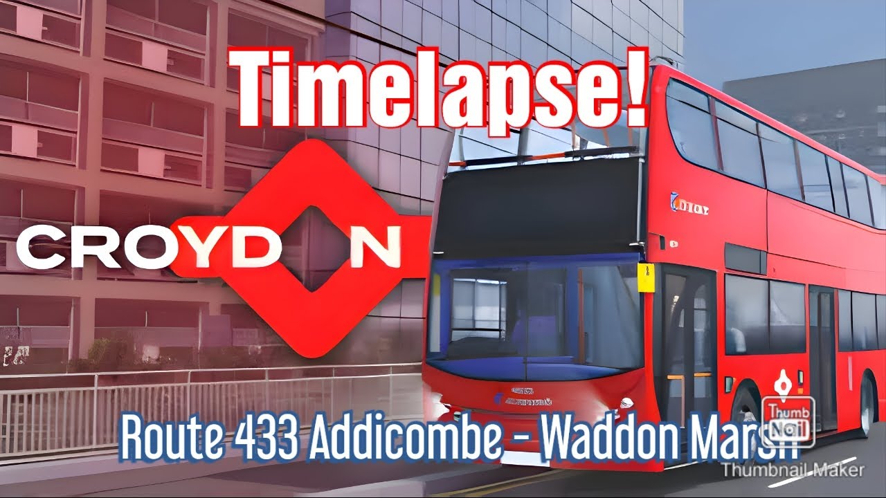 Croydon The London Transport Game - Route 433 Addiscombe - Waddon Marsh ...