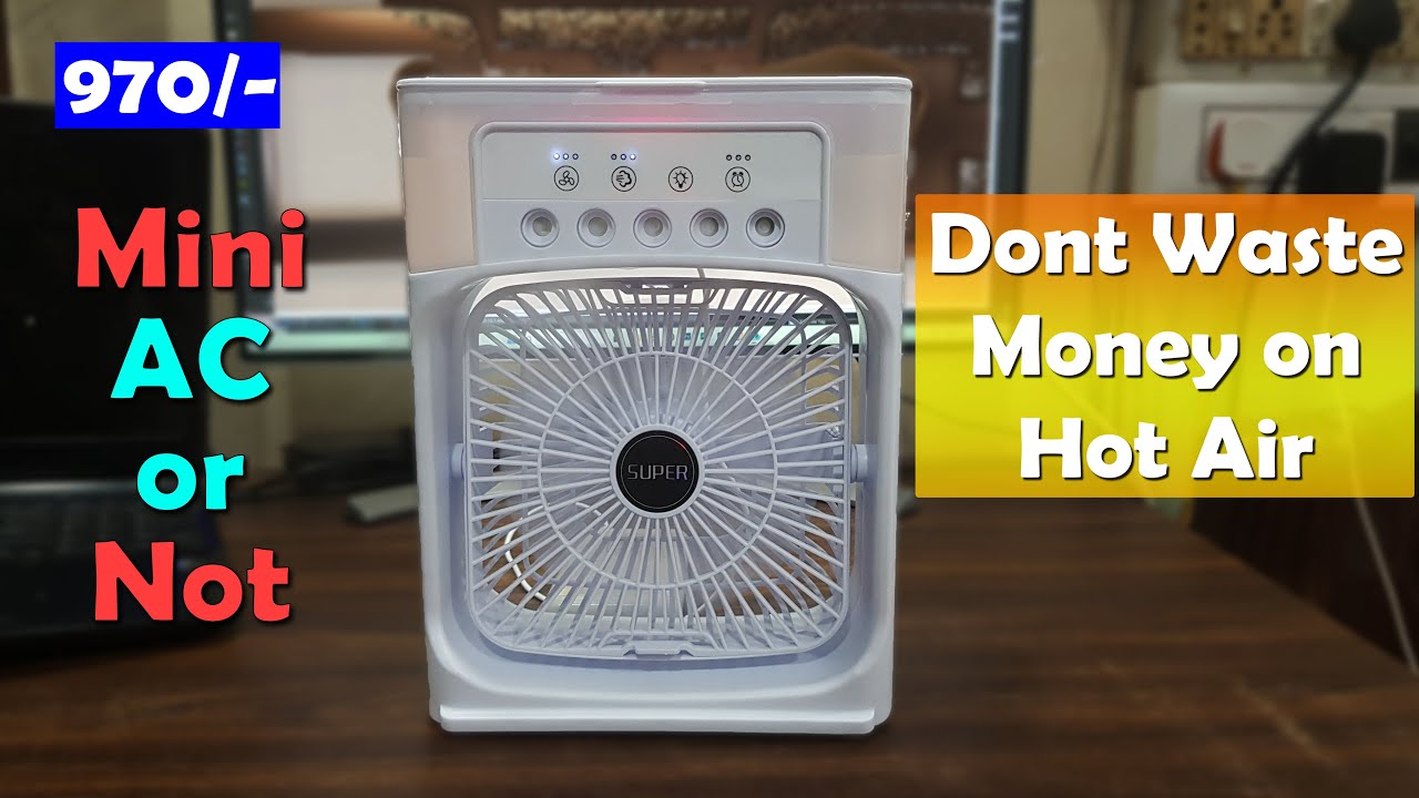 Portable Mini Fan , Cooler And Mini Ac Humidifier - Review ! Portable ...