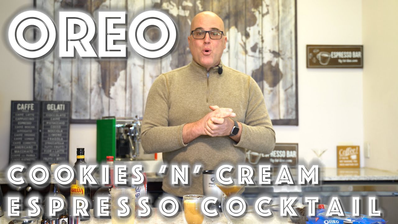 How to: Make Oreo Cookies 'N' Cream Espresso Cocktail - YouTube