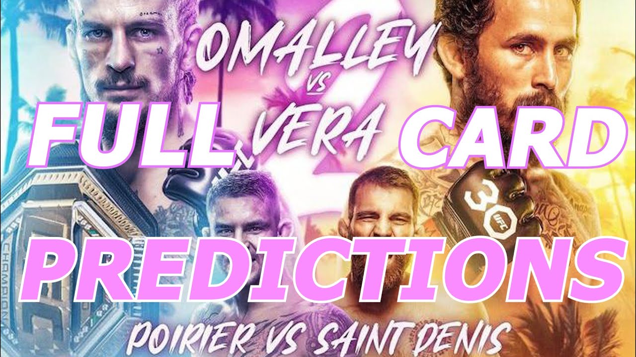 UFC 299 Full Card Breakdown & Predictions | Sean O'Malley vs Marlon ...