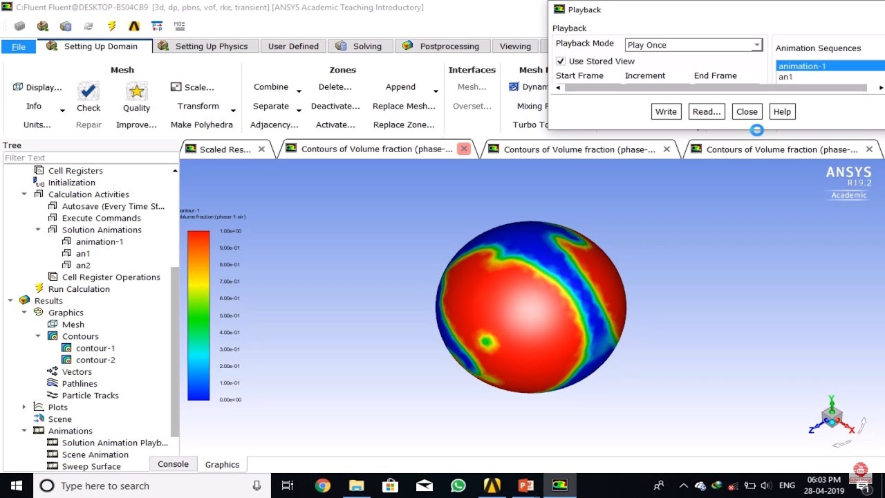 Sloshing in Ansys || Sloshing in Sphere || Sloshing || Ansys - YouTube