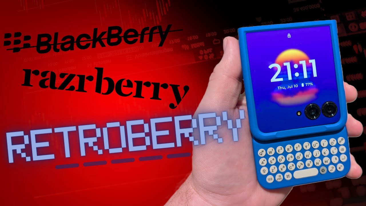 Blackberry? RazrBerry? RETROBERRY! | Clicks for Razr unboxing & first ...