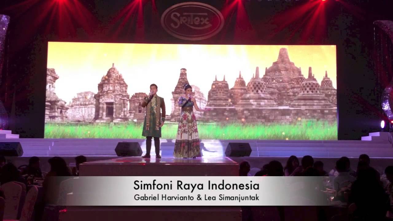 Lea Simanjuntak & Gabriel Harvianto - Simfoni Raya Indonesia - YouTube