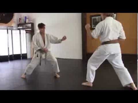 ippon kumite - returning wave step - YouTube