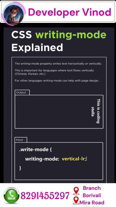 🎨 CSS Writing-Mode Explained | Master Vertical and Horizontal Text Layout - YouTube