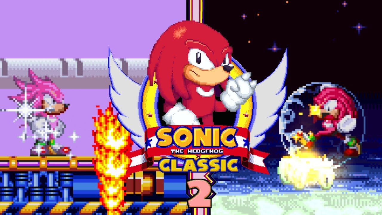 Sonic Classic 2 (v1.6.16xx) 100% Full Game Playthrough as Knuckles the ...