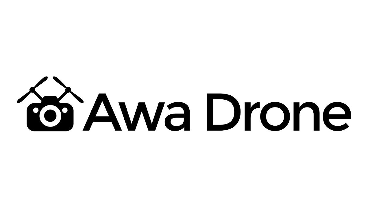 Awa Drone's cute flying logo - YouTube